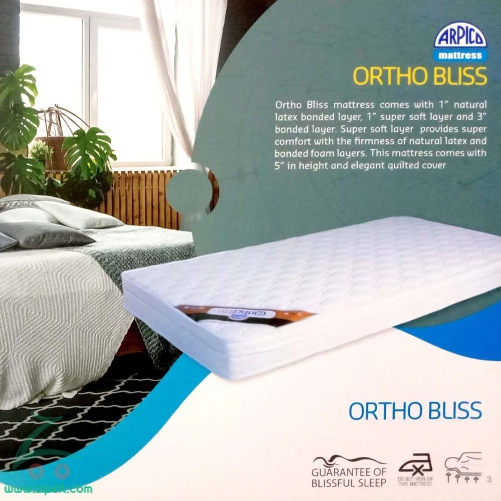 Arpico Ortho Bliss Latex ReBonded Foam Mattress (72x48x5 inch) | Shop ...