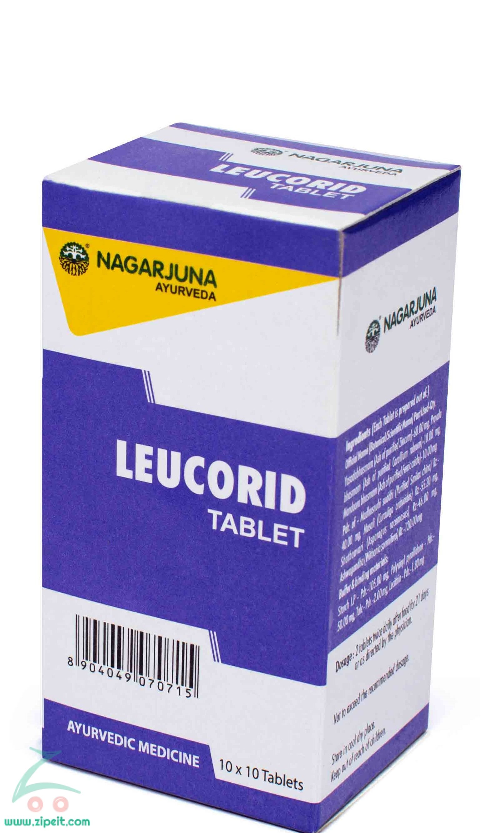 Nagarjuna Ayurveda - Leucorid Tablets - 100nos | Shop Products Online ...