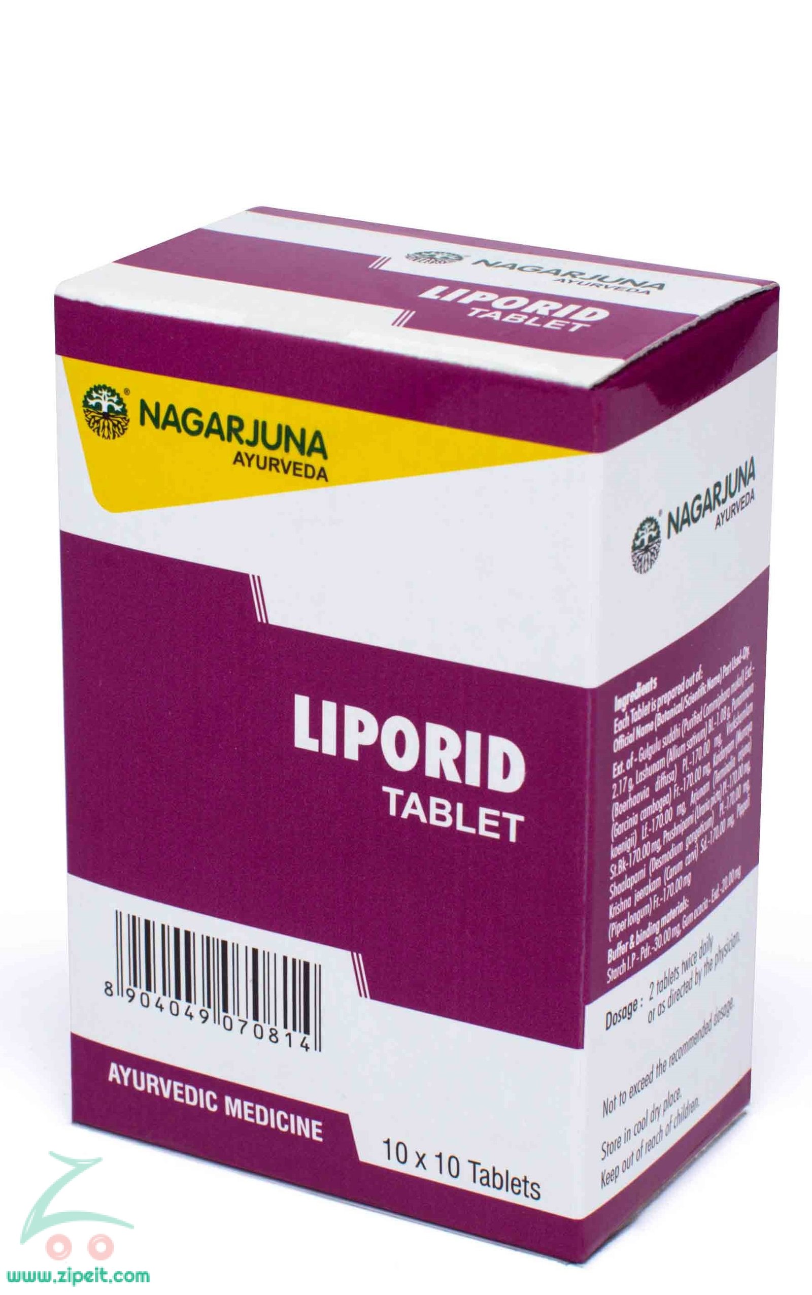Nagarjuna Ayurveda - Liporid Tablets - 100nos | Shop Products Online at ...