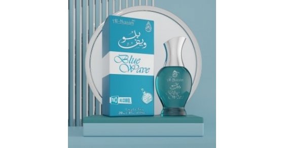 Blue Wave Attar 20ml - Aquatic Fresh Fragrance with Bergamot, Oceanic ...