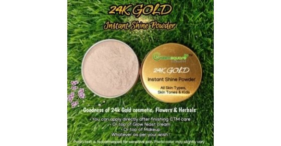 Green Square Organics - 24k Gold Instant Shine Powder - 15g | Shop ...