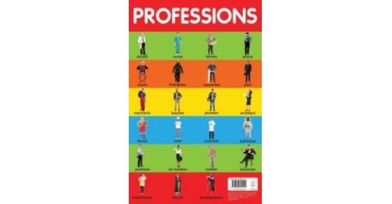 Professions - Early Learning Educational Posters For Children | Shop ...